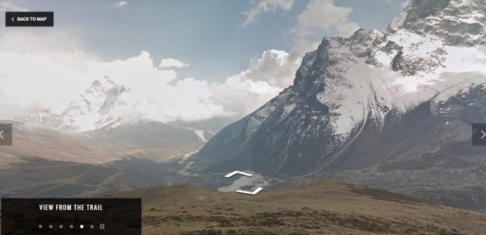 Google introduced a virtual tour of the Everest region