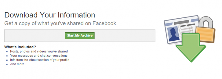 How to take backup of Facebook Photos, Profile, and videos?