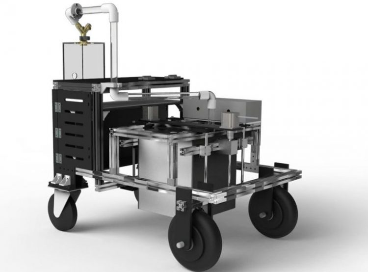 Water mining rover designed for Mars expedition