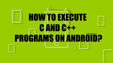 C Compiler for Android - Run C/C++ Programs on Android