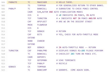 Apollo Mission Codes Looks like a 1960s time capsule