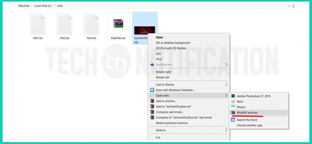 How To Safely Hide Your Files And Folders Inside Images