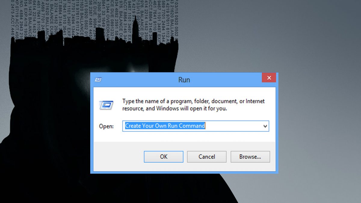 How to create your own Windows Run Commands