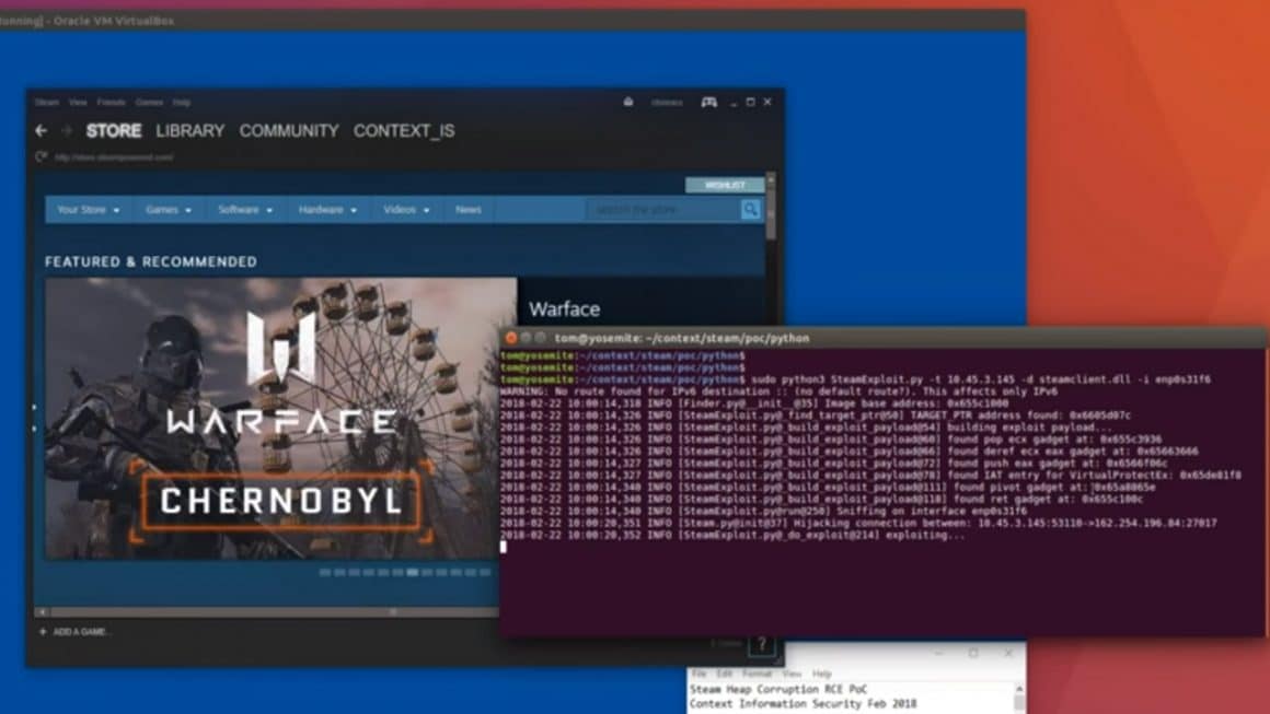 STEAM had a bug for 10 Years that could take over your PC