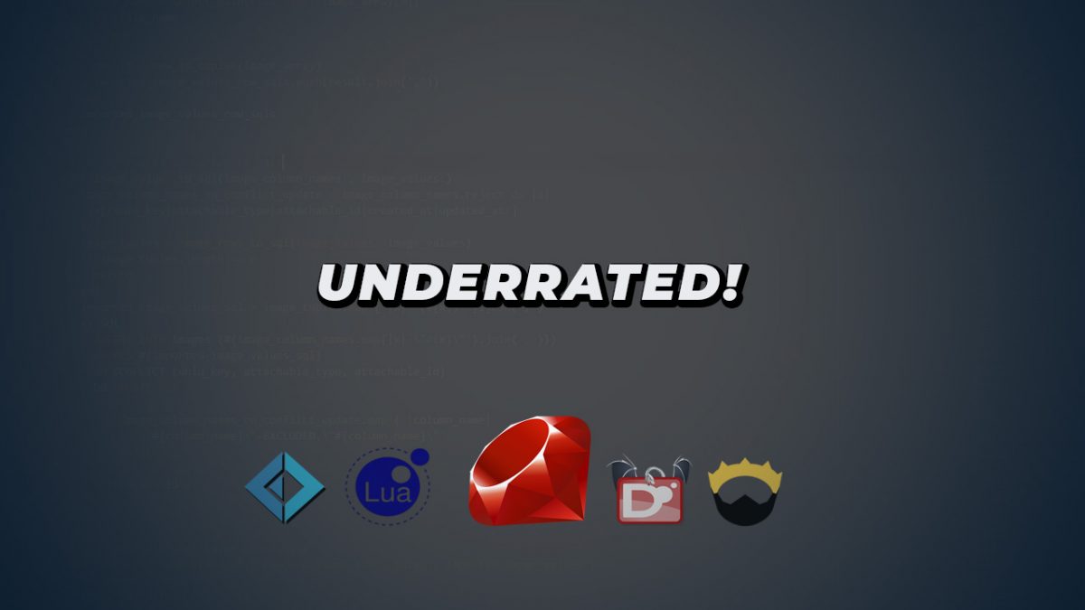 Top Five World S Most Underrated Programming Languages