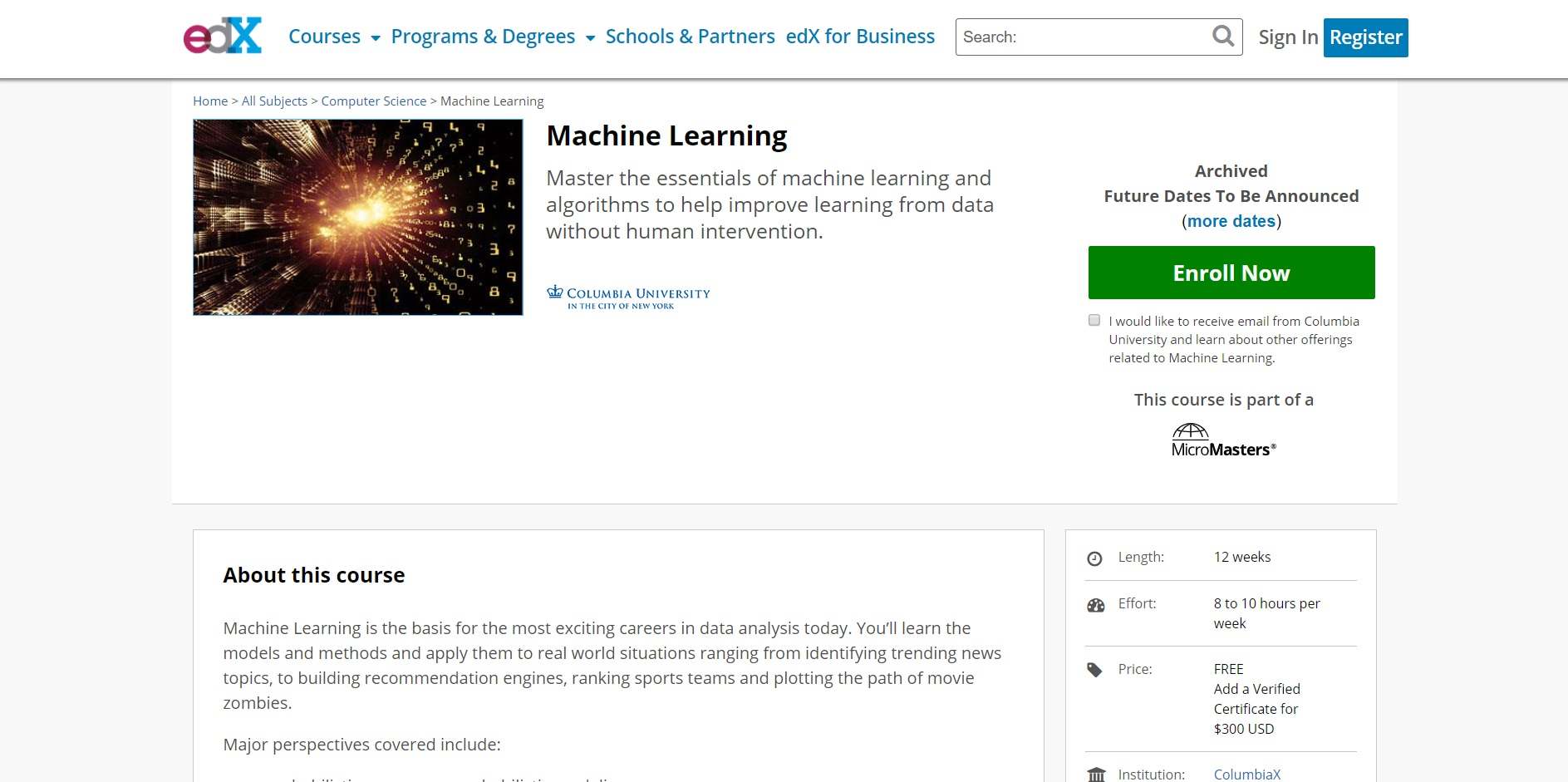 5 Best Free Machine Learning Courses To Learn Online