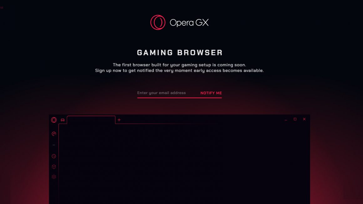 Opera GX: The World’s First Gaming Browser is Coming Soon