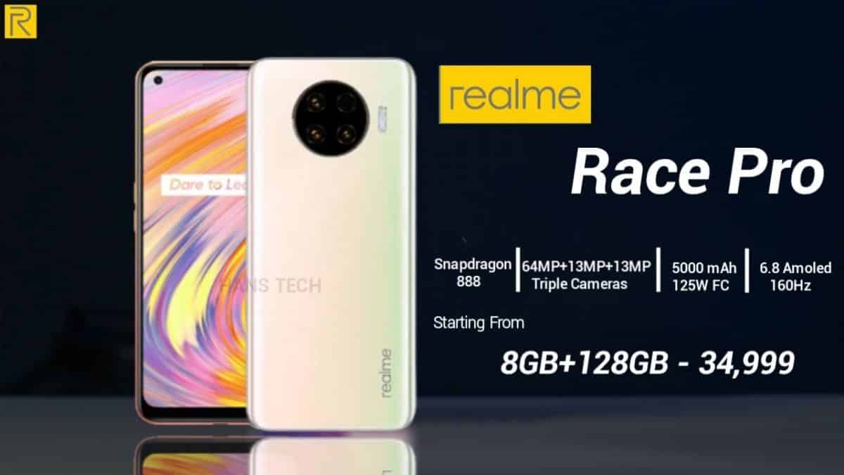 The Realme Race Pro Launch Expected in February 2021